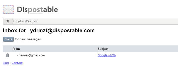 Dispostable 免註冊的拋棄式電子郵件信箱，免去垃圾郵件的困擾！ – 關鍵應用