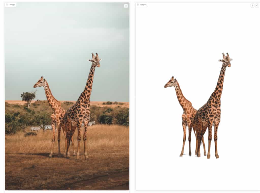 BRIA RMBG：圖片精準去背景 AI 工具，免費線上建立無背景圖片 – 關鍵應用