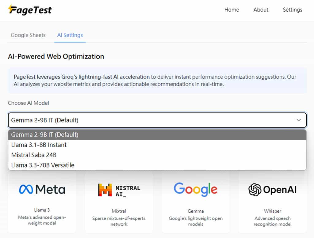 網站效能健檢免費工具！PageTest 多裝置模擬效能分析及由 AI 提出改進建議 – 關鍵應用